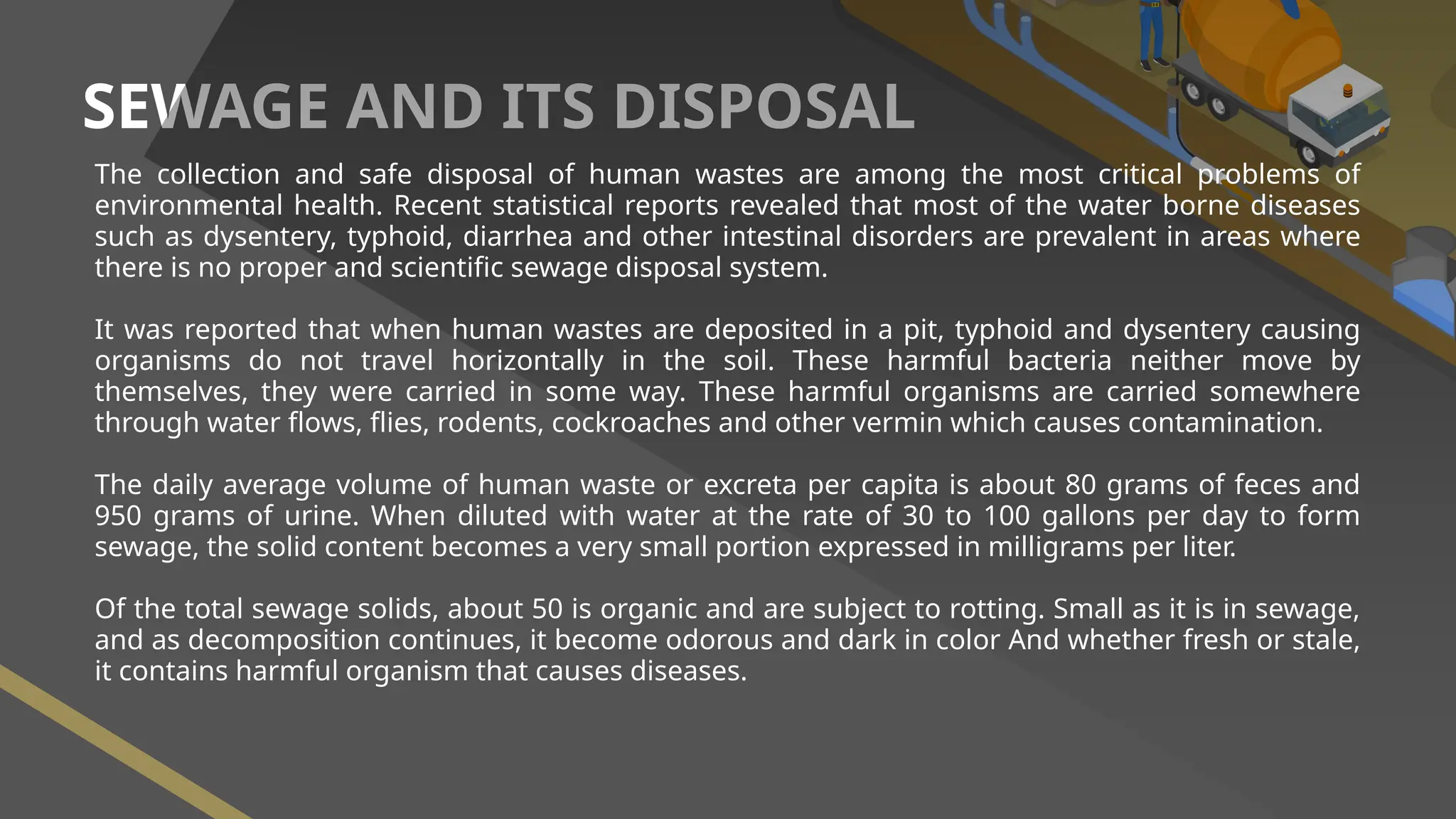 SEWAGE Disposal System PPT in Civil Enng | PPTX