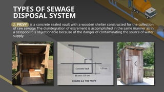 SEWAGE Disposal System PPT in Civil Enng | PPTX