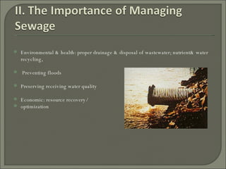 sewage infrastructure management | PPT