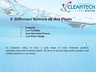 The difference between sbr, mbr and mbbr-sewage treatment plants | PPTX