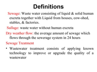 Sewage and liquid waste management | PPT