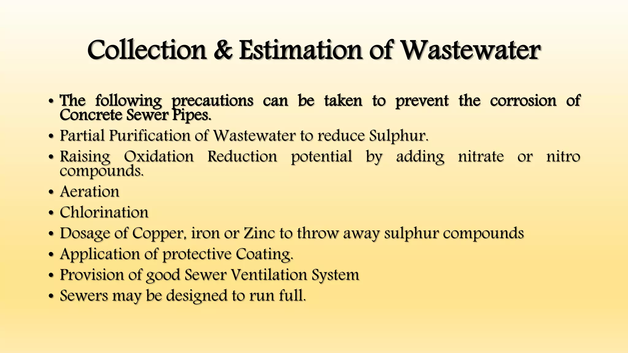 Sewage Conveyance and Pumping | PPTX