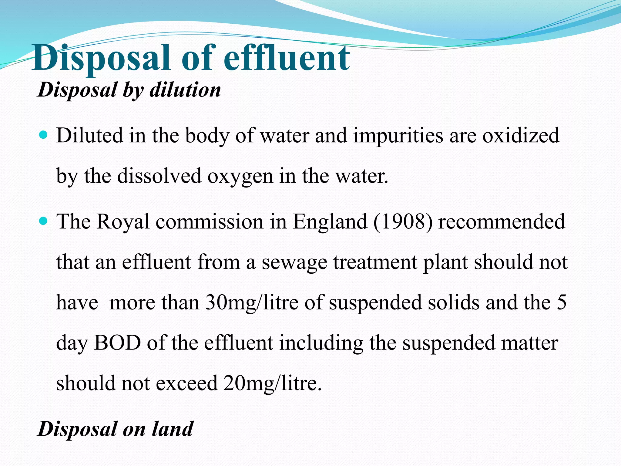 Sewage disposal | PPTX