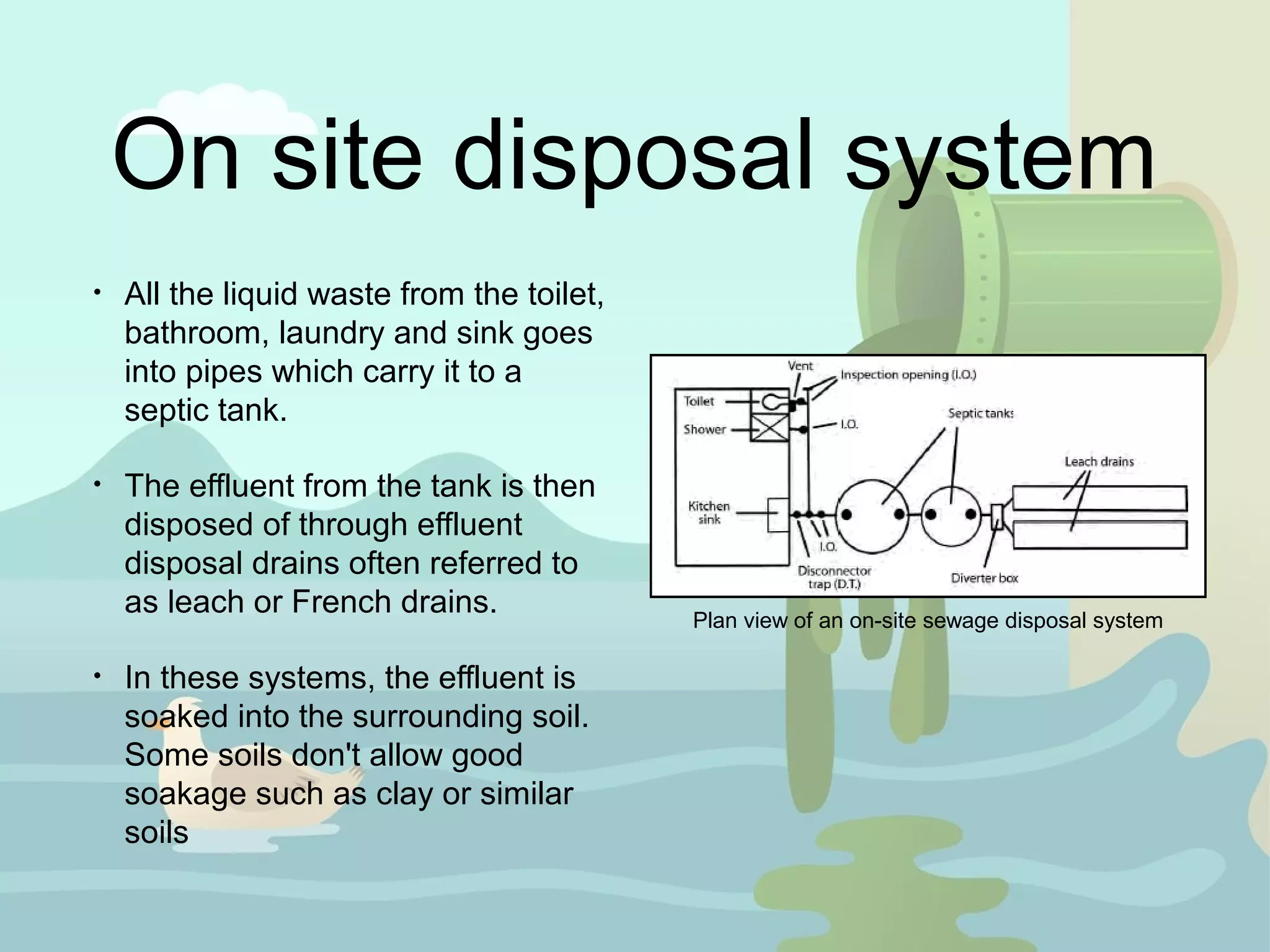 Sewage disposal methods- Sanitation and sewer system | PPT