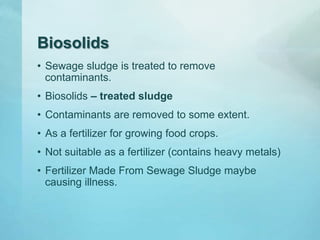 Sewage sludge | PPTX