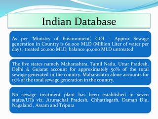Sewage system in india | PPTX