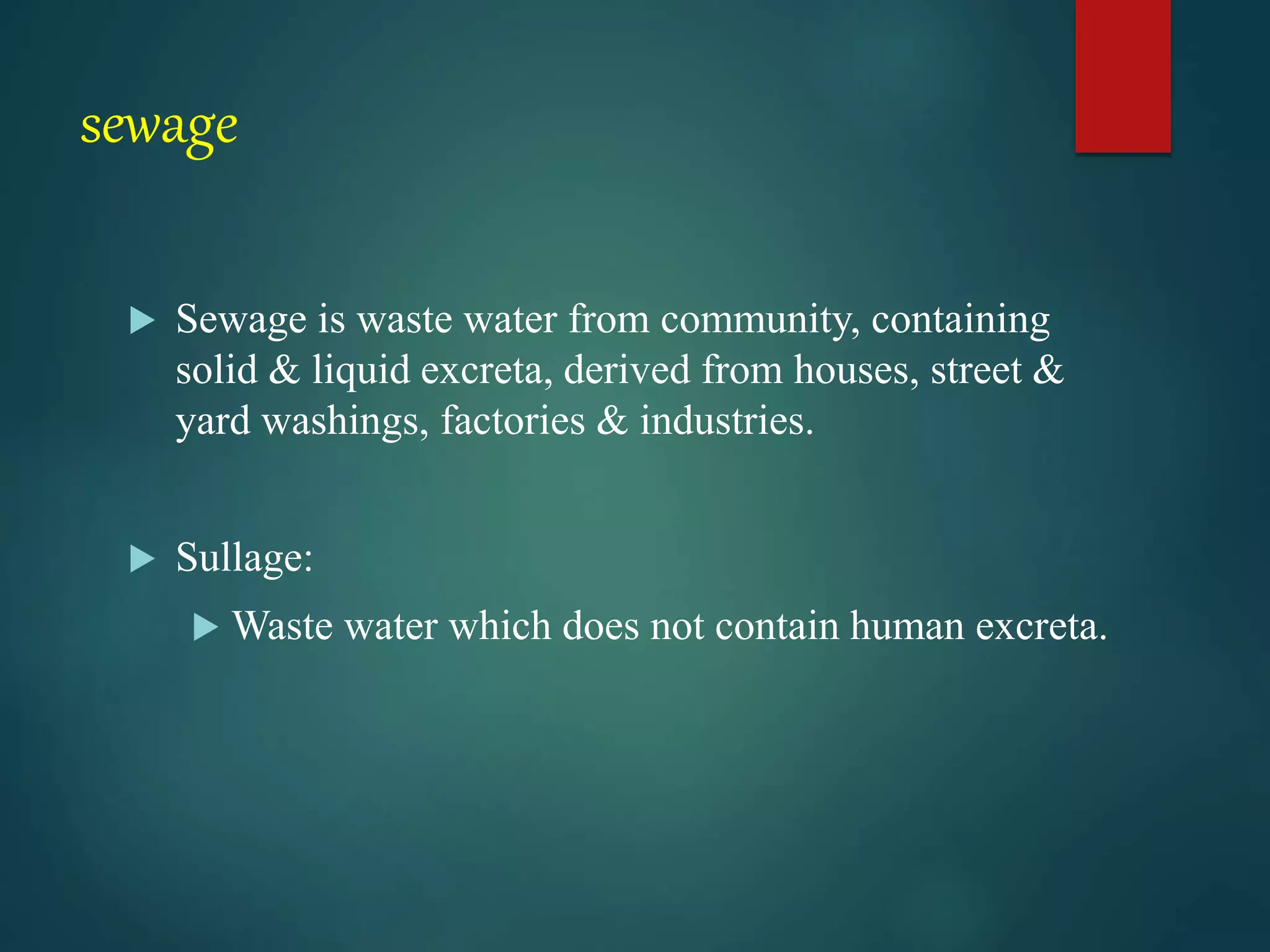 Sewage treatment | PPTX