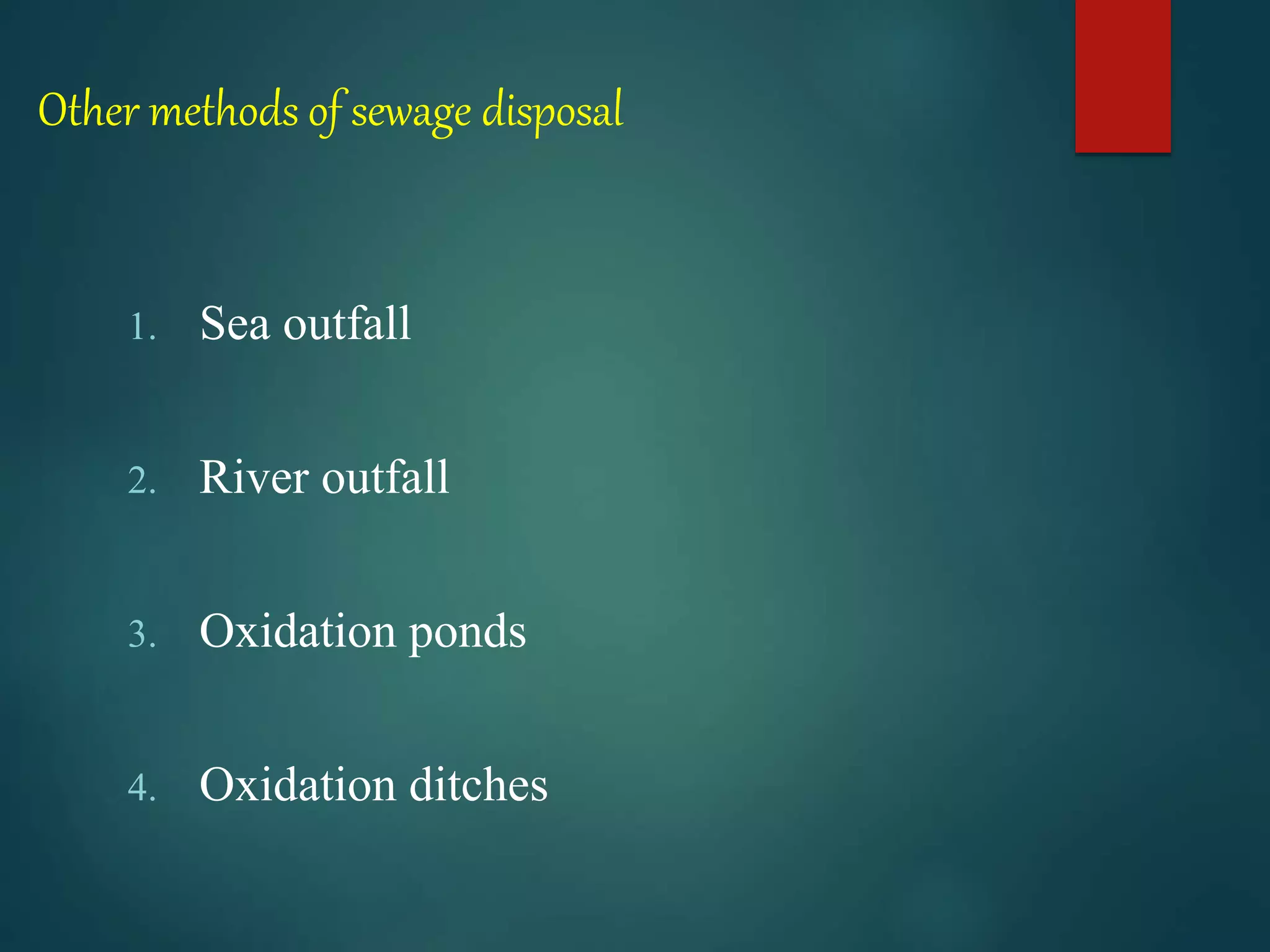 Sewage treatment | PPTX