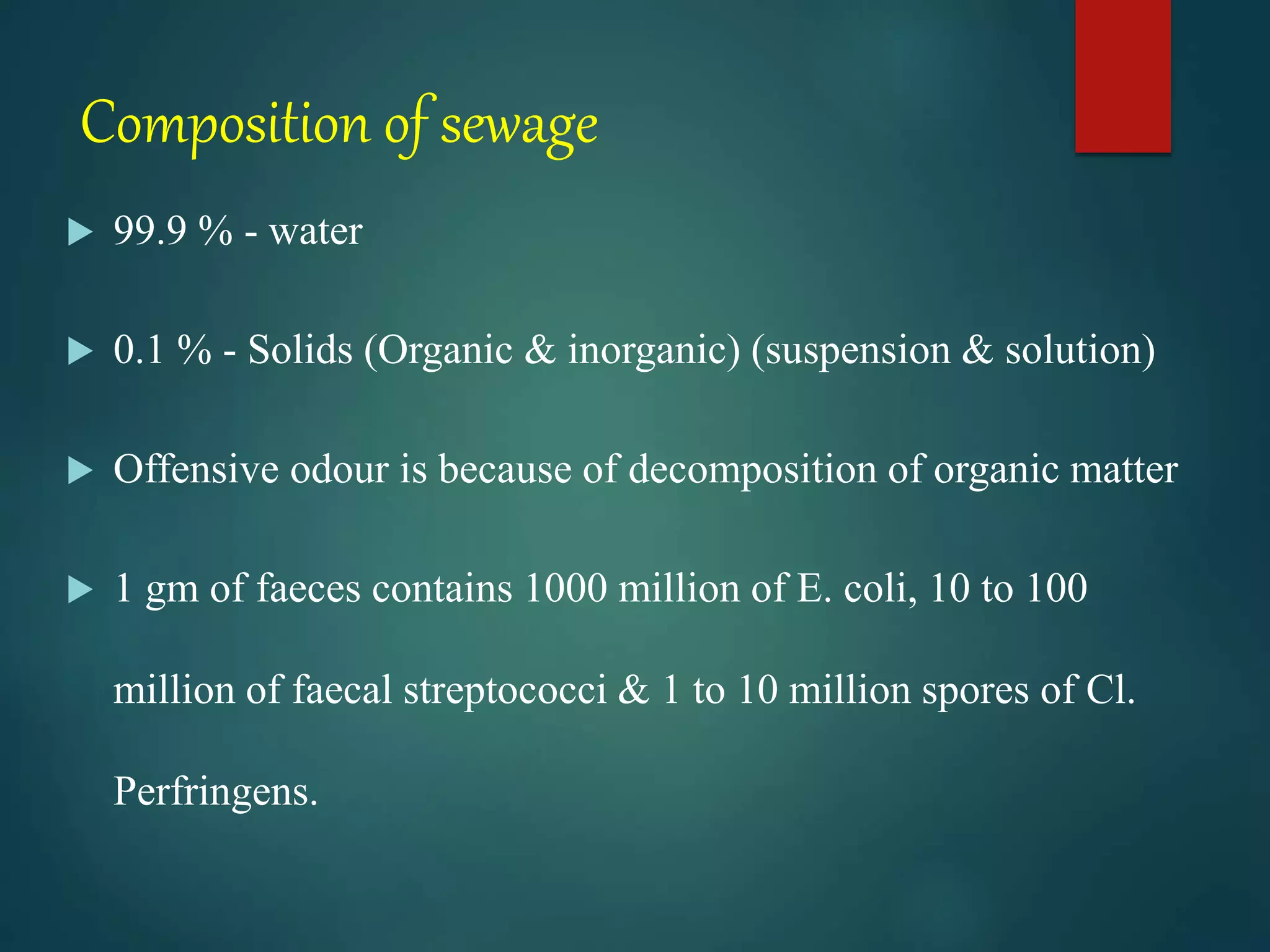Sewage treatment | PPTX