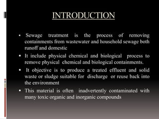 Sewage treatment plant design may 24 | PPT