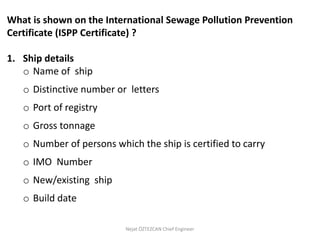 Sewage treatment plant on a ship | PPTX