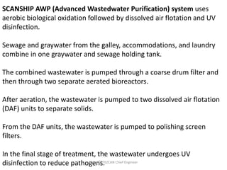Sewage treatment plant on a ship | PPTX