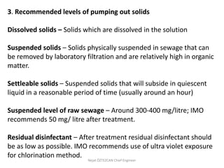 Sewage treatment plant on a ship | PPTX