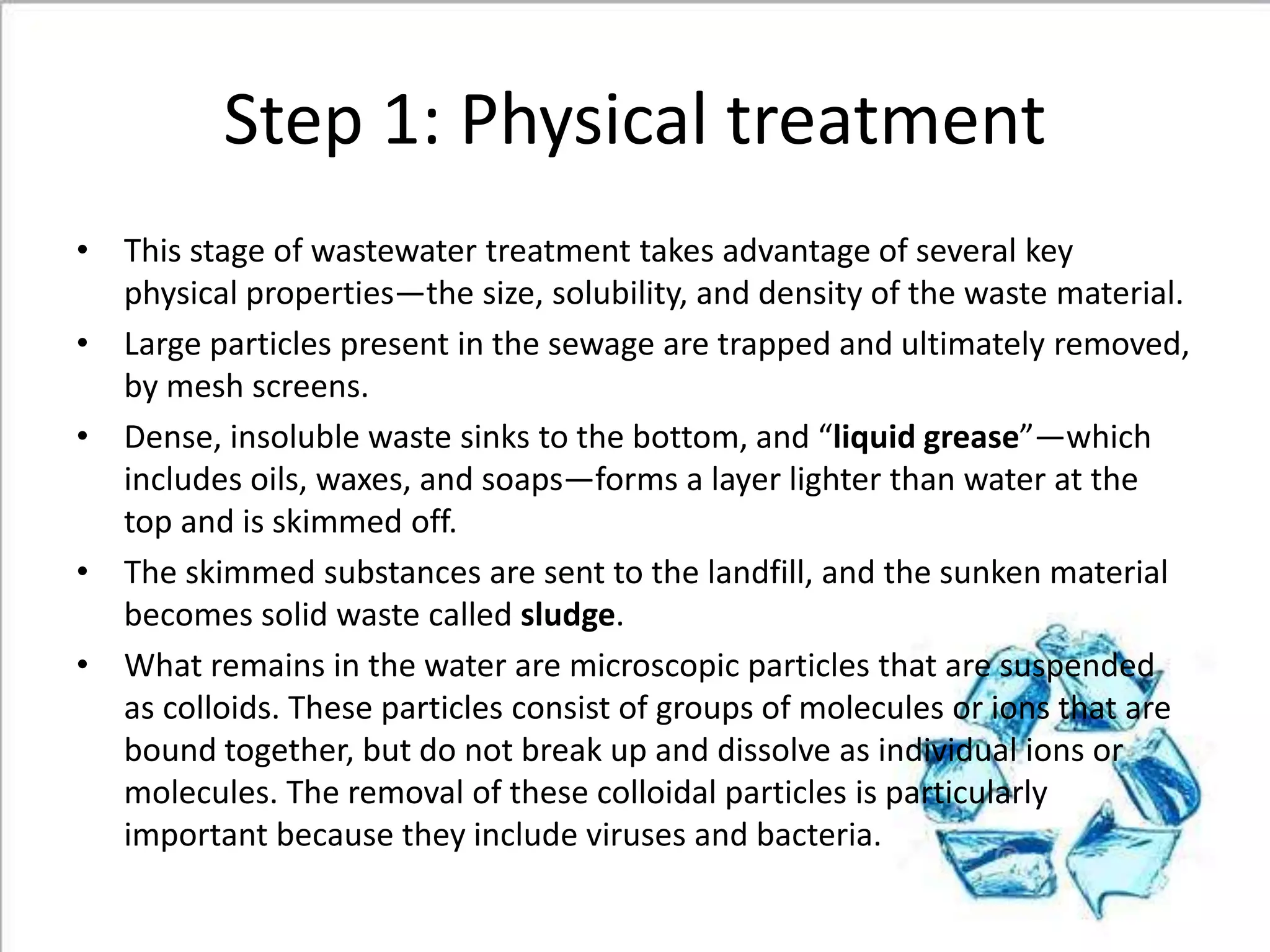 Sewage treatment recycling | PPTX