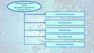 BOD and sewage water treatment process | PPTX