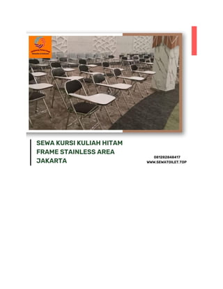 Sewa Kursi Kuliah Hitam Frame Stainless Area Jakarta.pdf