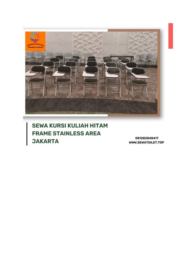 Sewa Kursi Kuliah Hitam Frame Stainless Area Jakarta.pdf
