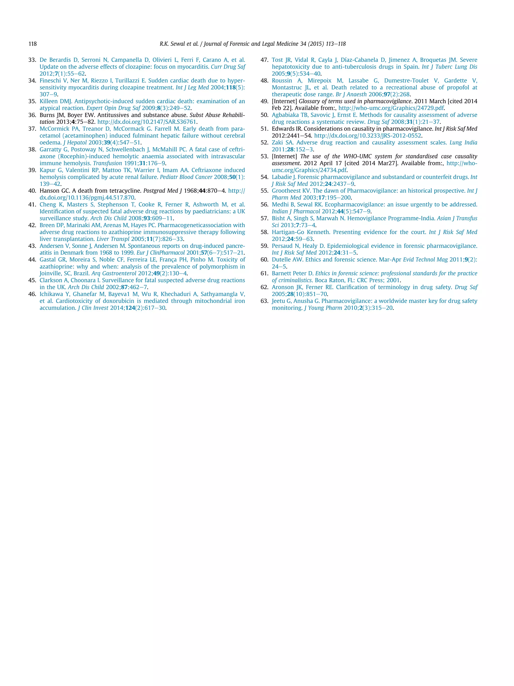Forensic pharmacovigilance: Newer dimension of pharmacovigilance | PDF
