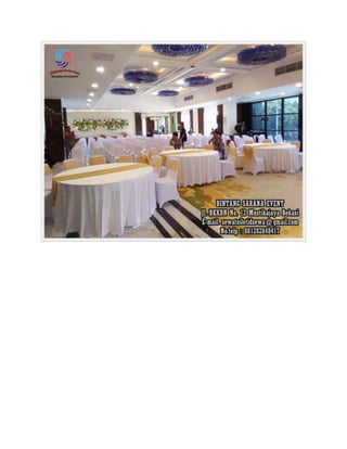 Sewa Meja Bulat Tebar Putih Runner Gold Area Jakarta Selatan.docx