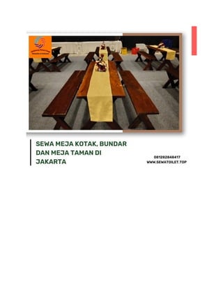 Sewa Meja Kotak, Bundar Dan Meja Taman di Jakarta.pdf
