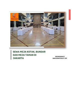 Sewa Meja Kotak, Bundar Dan Meja Taman di Jakarta.pdf