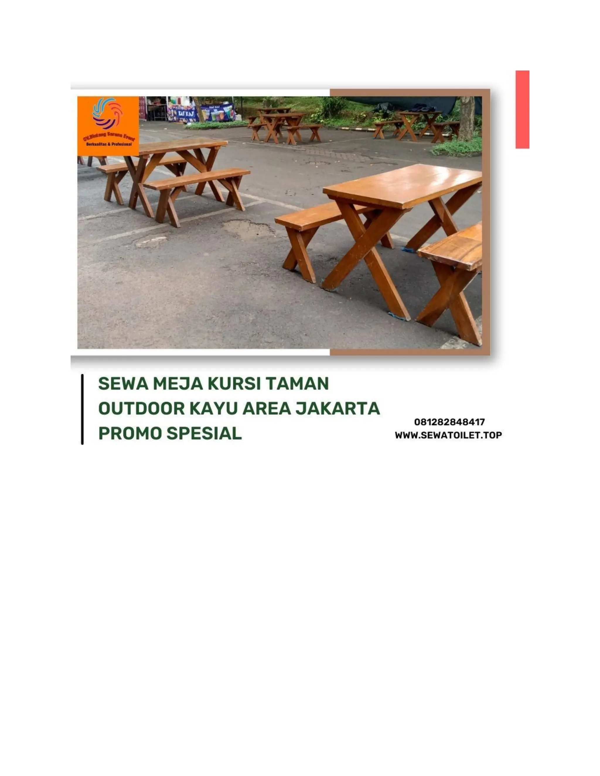 Sewa Meja Kursi Taman Outdoor Kayu Area Jakarta Promo Spesial.pdf