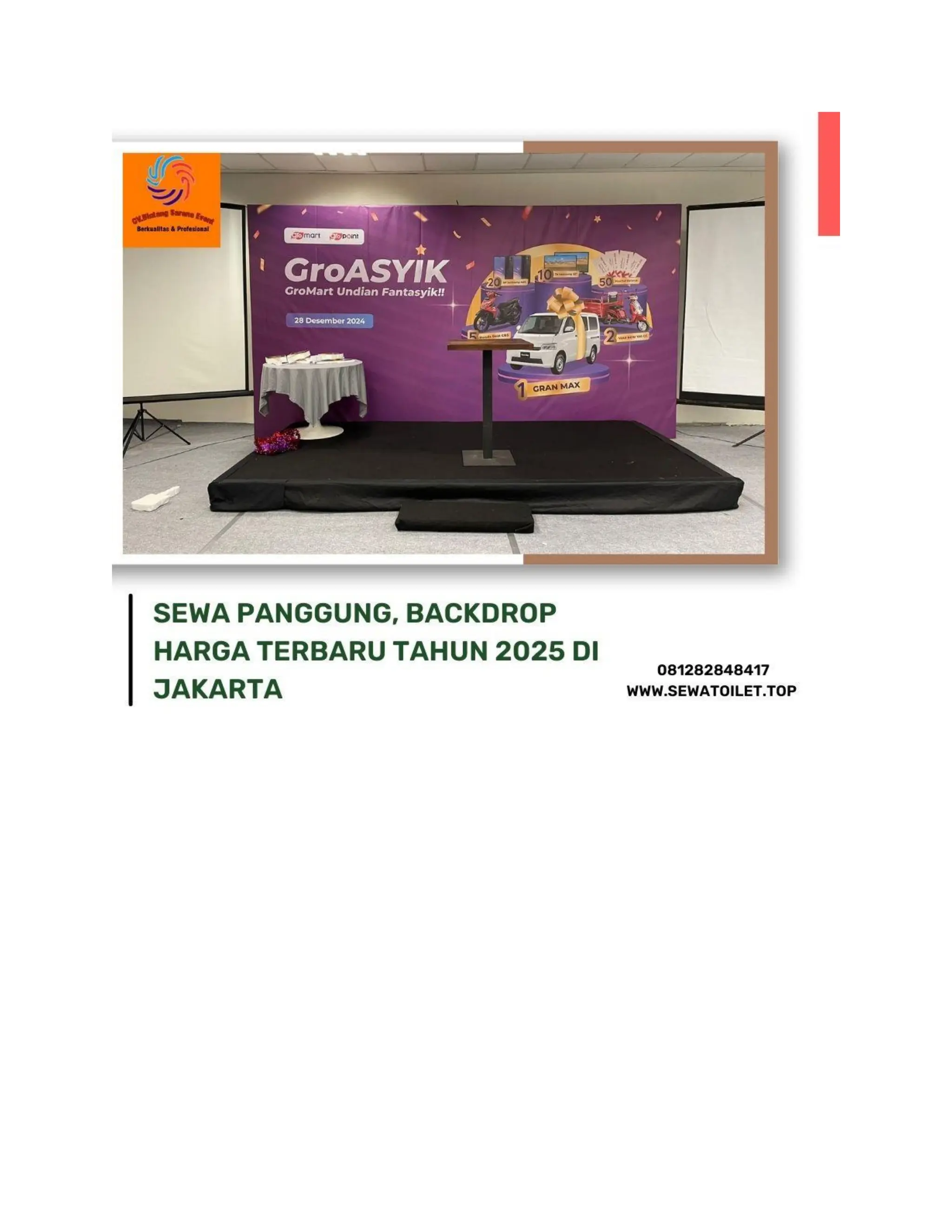 Sewa Panggung, Backdrop Harga Terbaru Tahun 2025 Di Jakarta.pdf