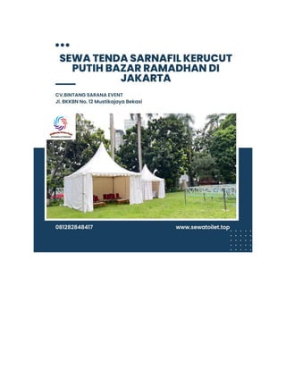 Sewa Tenda Sarnafil Kerucut Putih Bazar Ramadhan di Jakarta.pdf