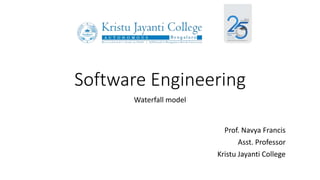Software Engineering: Topic: Waterfall Model | PPT