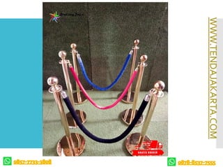 Sewa Tiang Antrian Gold Tali Bludru Merah, Biru Dan Hitam di Jakarta.pdf