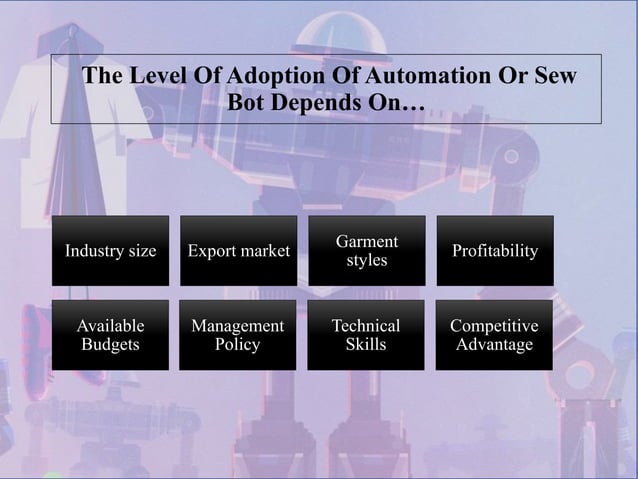 Sewbot clothing manufacturing | PPTX