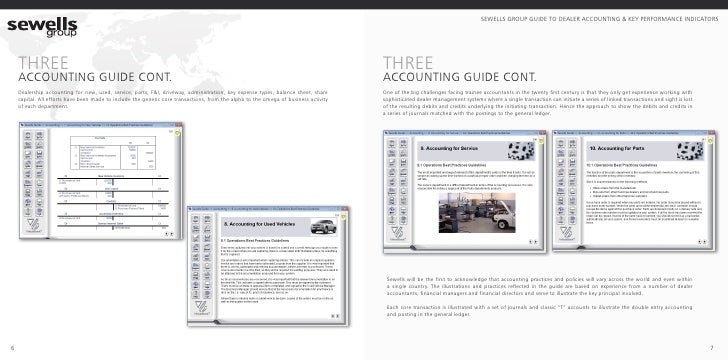Dealer Accounting & Key Performance Indicators