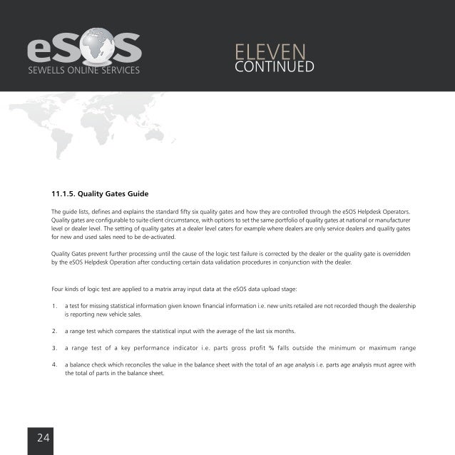 eSOS Reporting System