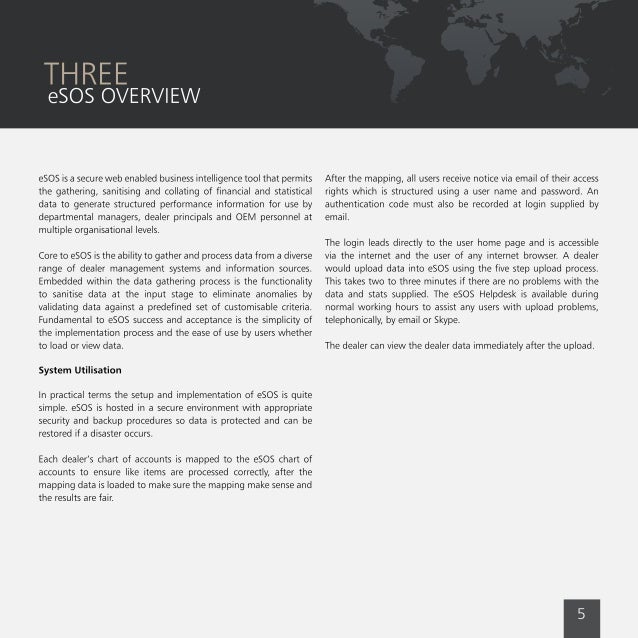 eSOS Reporting System