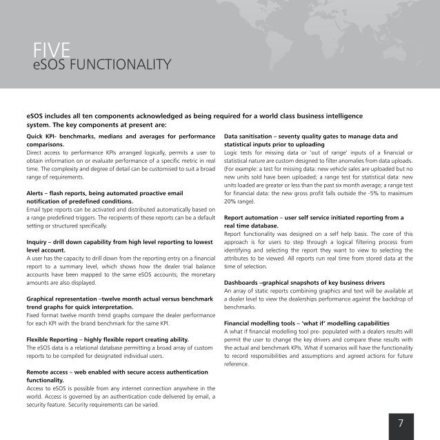 eSOS Reporting System