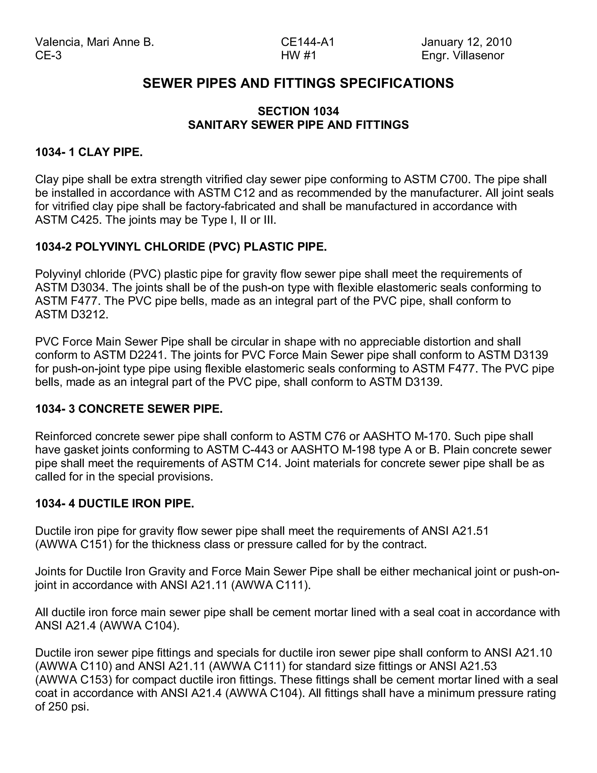 Sewer pipes-and-fittings | PDF