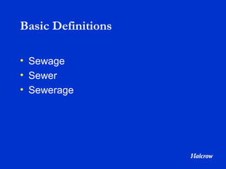 Sewerage network | PPT