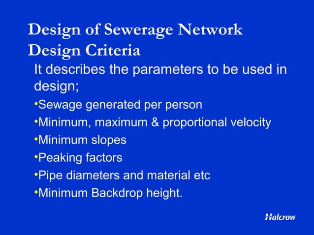 Sewerage network | PPT | Civil Engineering Industry | Industries