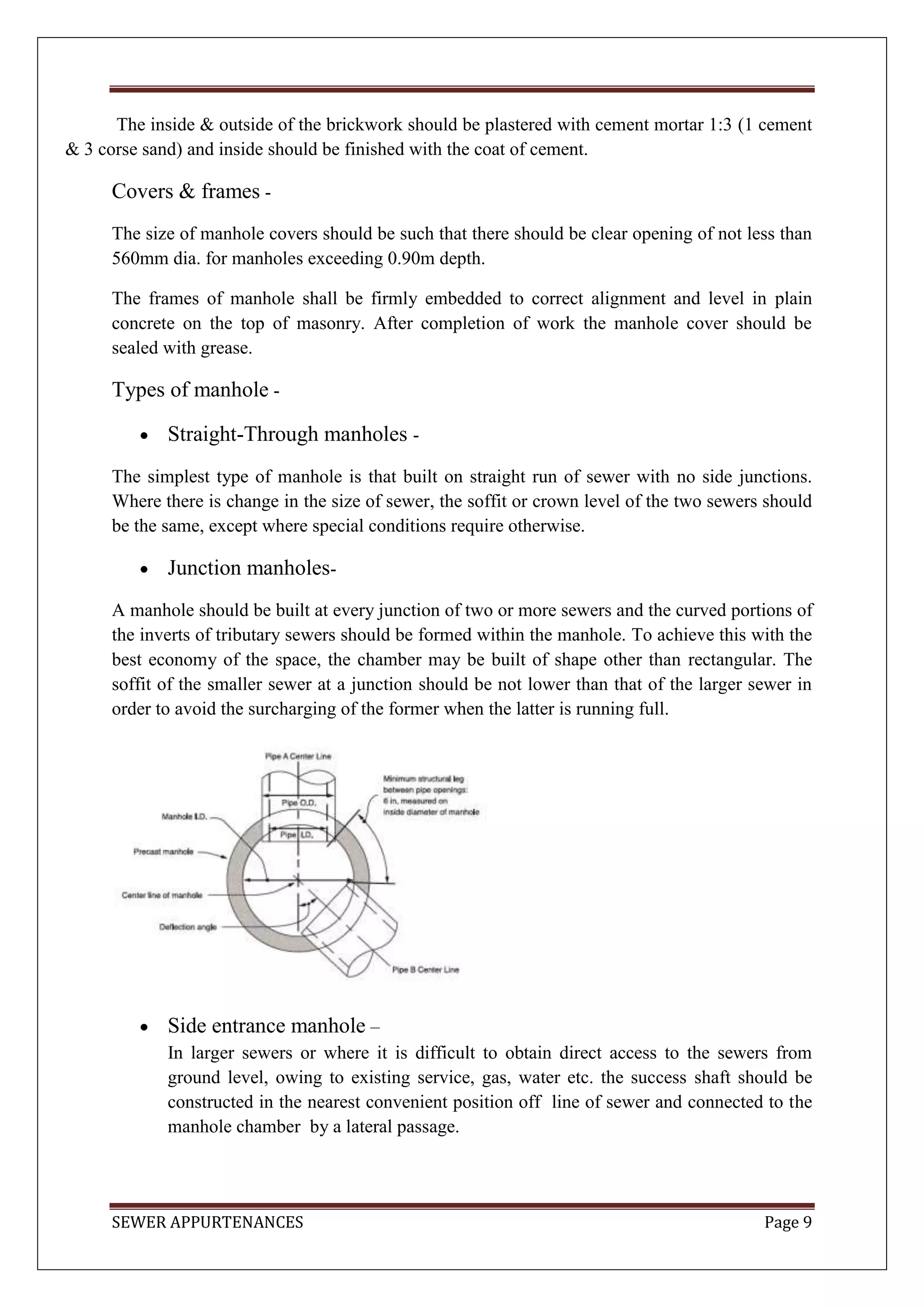Sewer Appurtenances | DOCX