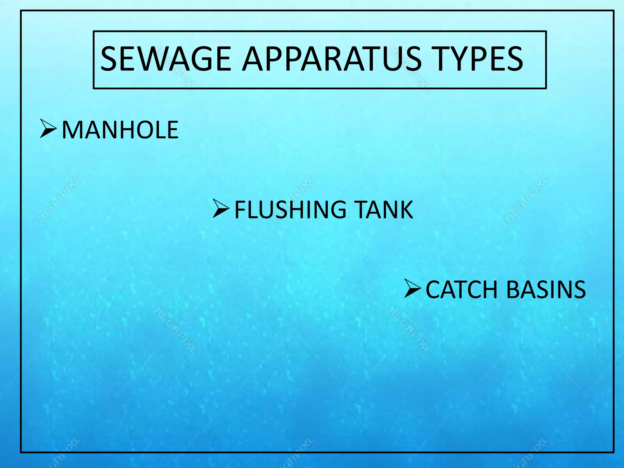 Sewer appurtenances | PPT