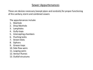SEWER APPURTENANCES.ppt