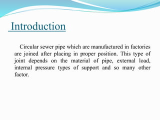 Sewer joint | PPTX