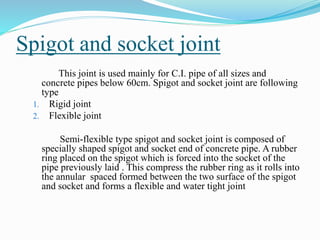 Sewer joint | PPTX