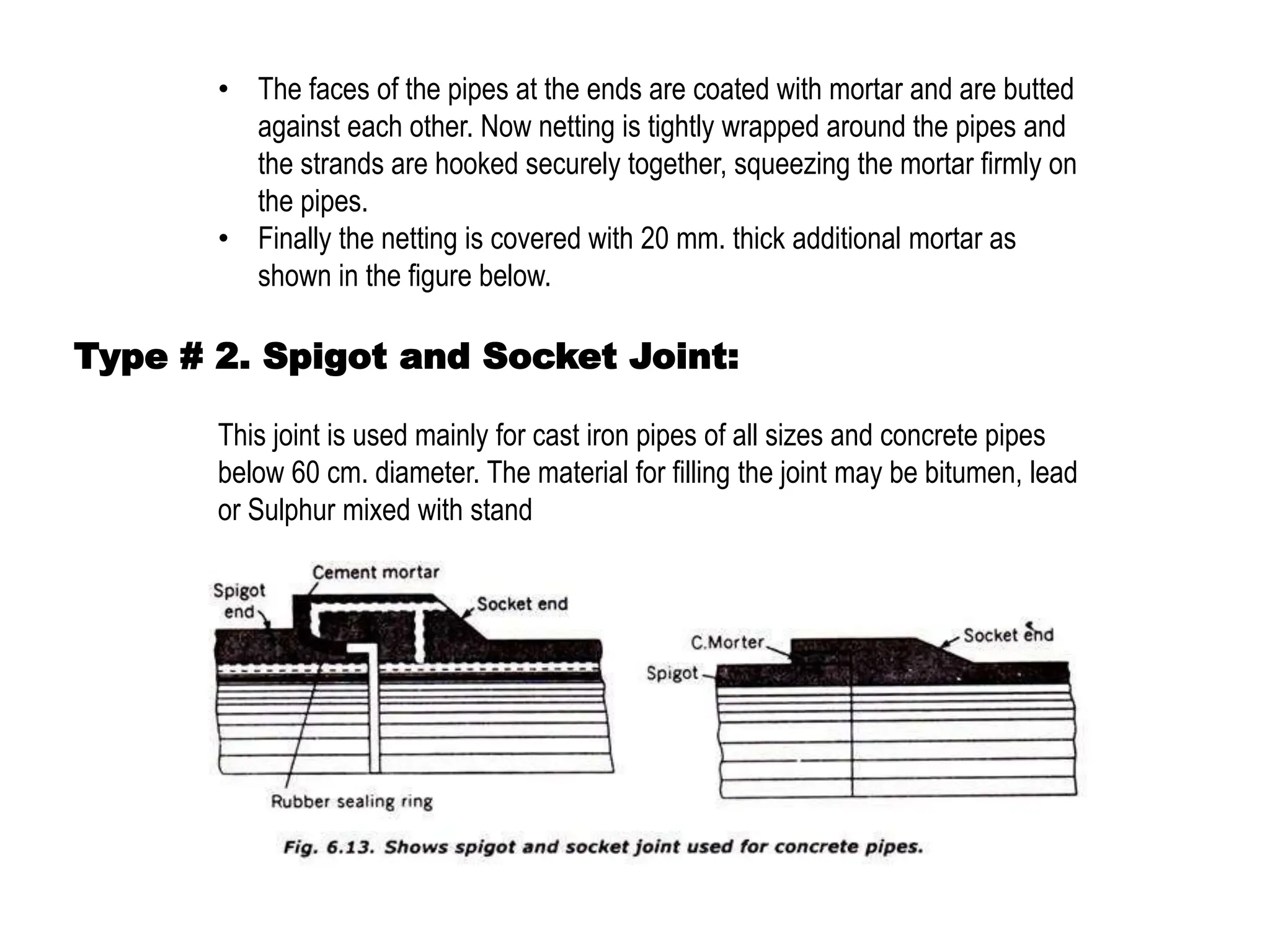Sewer joints of pipes, sewer appurtenances, storm water drainage.pptx