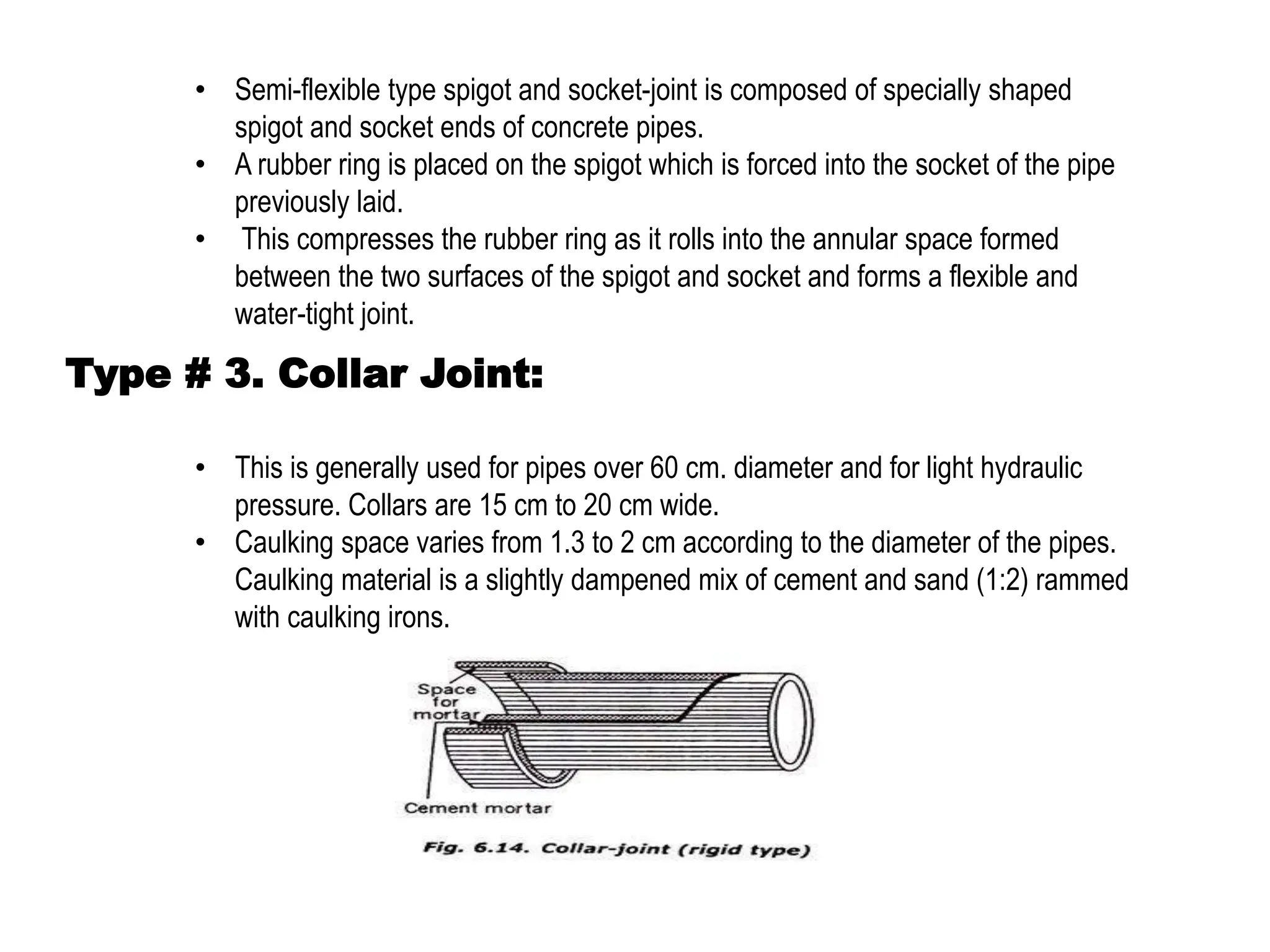 Sewer joints of pipes, sewer appurtenances, storm water drainage.pptx