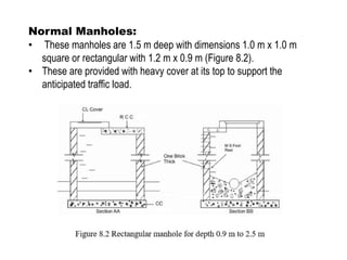 Sewer joints of pipes, sewer appurtenances, storm water drainage.pptx