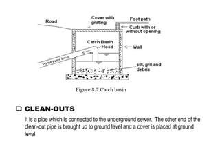 Sewer joints of pipes, sewer appurtenances, storm water drainage.pptx