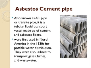 Sewer pipe and its types and uses .pptx