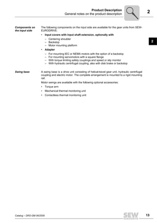 Catalog Sew-Eurodrive | PDF