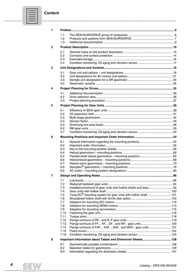 Catalog Sew-Eurodrive | PDF